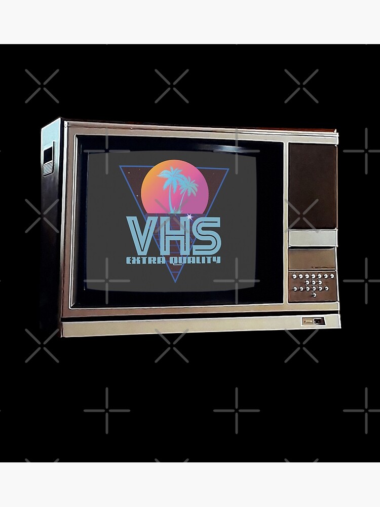 "TV SET / VHS # 2 (palms & grid) (GLITCHED)" Poster for Sale by RICK ...