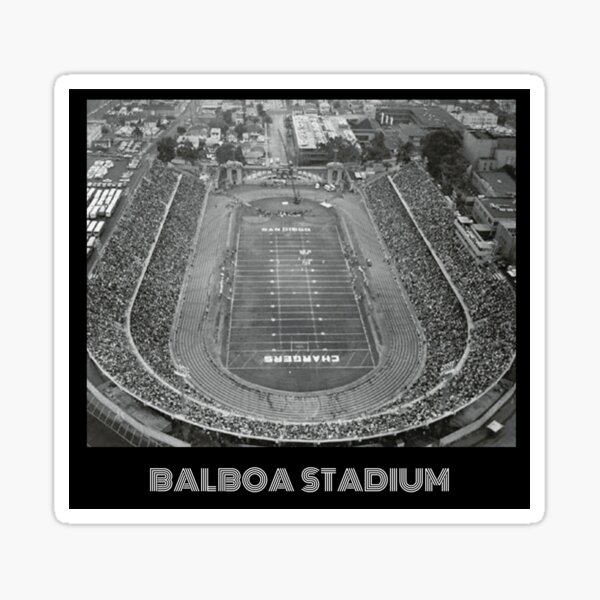 "Balboa Stadium- Navy" Sticker for Sale by DeadStadium | Redbubble