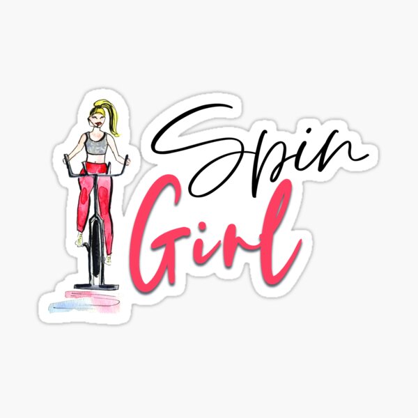 "Spin Girl" Sticker for Sale by beautigurlzdes | Redbubble