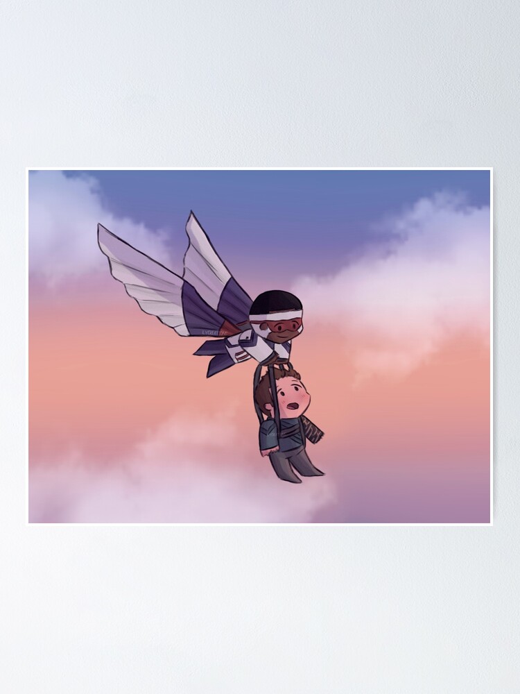 "Chibi Sam and Bucky # 2 (TFATWS)" Poster by lycreations | Redbubble