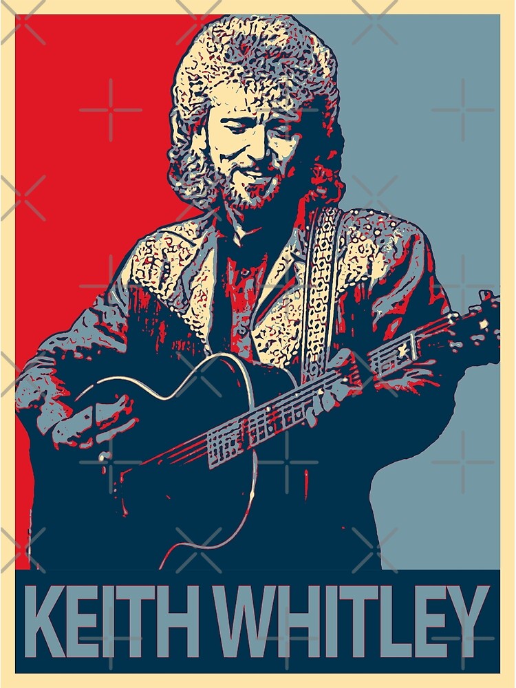 "Keith Whitley" Poster for Sale by Wispery | Redbubble