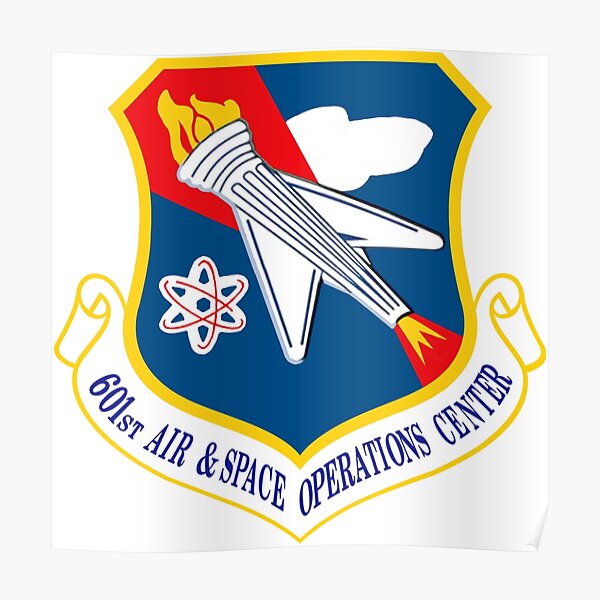 " 601st Air Operations Center (AOC)" Poster by Spacestuffplus | Redbubble