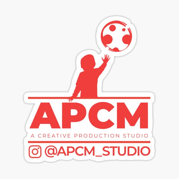 "APCM (A Place Called MARS) Creative Production Studio Logo" Sticker ...