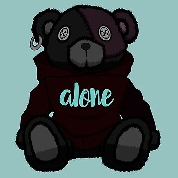 "Emo & Urban Teddy Bear" Sticker for Sale by Benjamin Torres | Redbubble