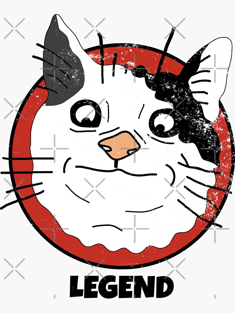 "funny polite cat meme" Sticker for Sale by HelgaVonSchabbs | Redbubble