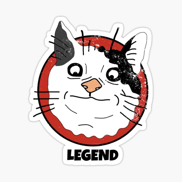 "funny polite cat meme" Sticker for Sale by HelgaVonSchabbs | Redbubble