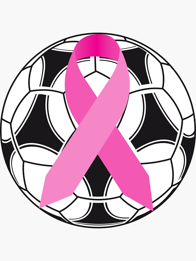 "Breast Cancer Soccer" Sticker for Sale by timessquaredave | Redbubble