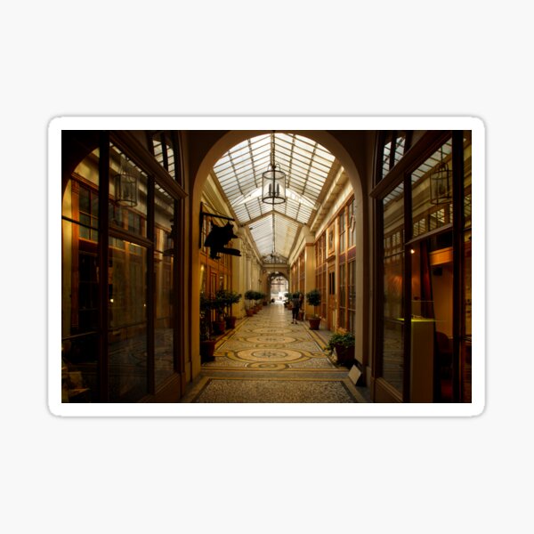"Galerie Vivienne - Covered Passages Of Paris" Sticker for Sale by ...