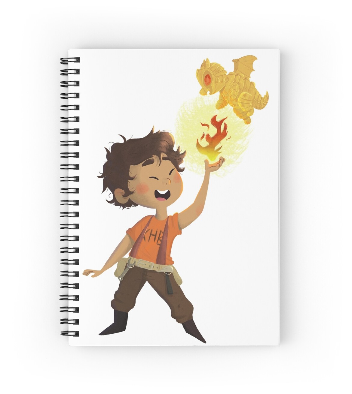 Leo Valdez And Festus The Dragon Spiral Notebooks By Caroboum Redbubble