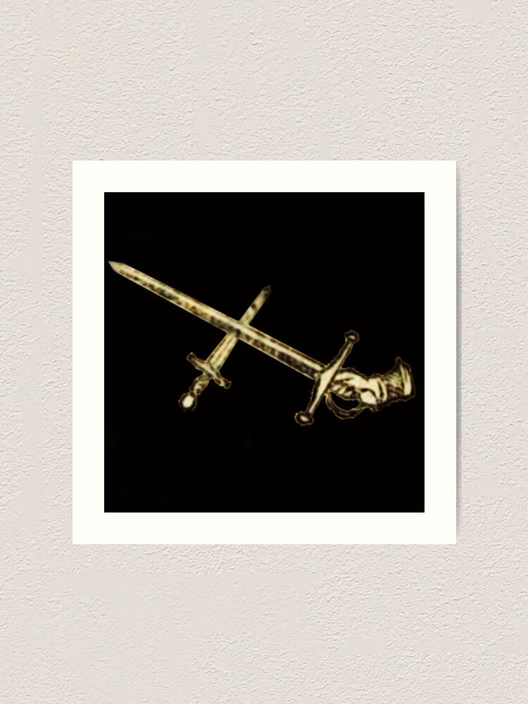 "Rapier and Dagger - HEMA fencing Carranza Plate" Art Print for Sale by ...