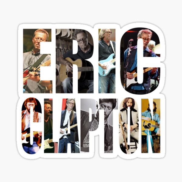 "Eric Clapton" Sticker by azapienbar | Redbubble