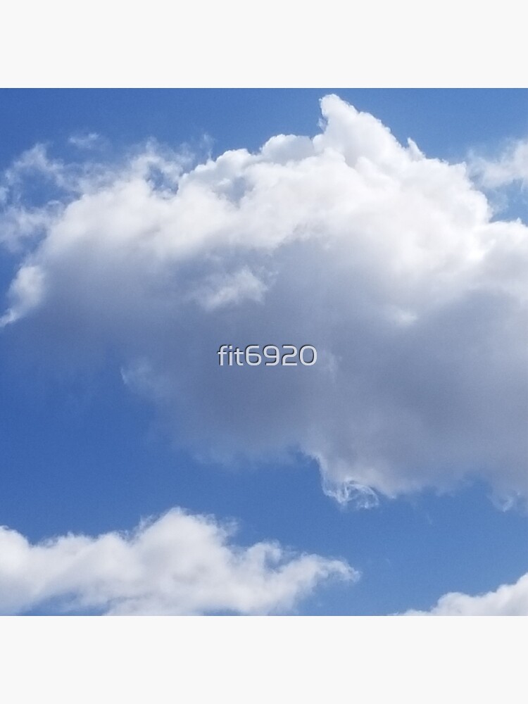 "Monday Sky With Clouds " Sticker for Sale by fit6920 | Redbubble