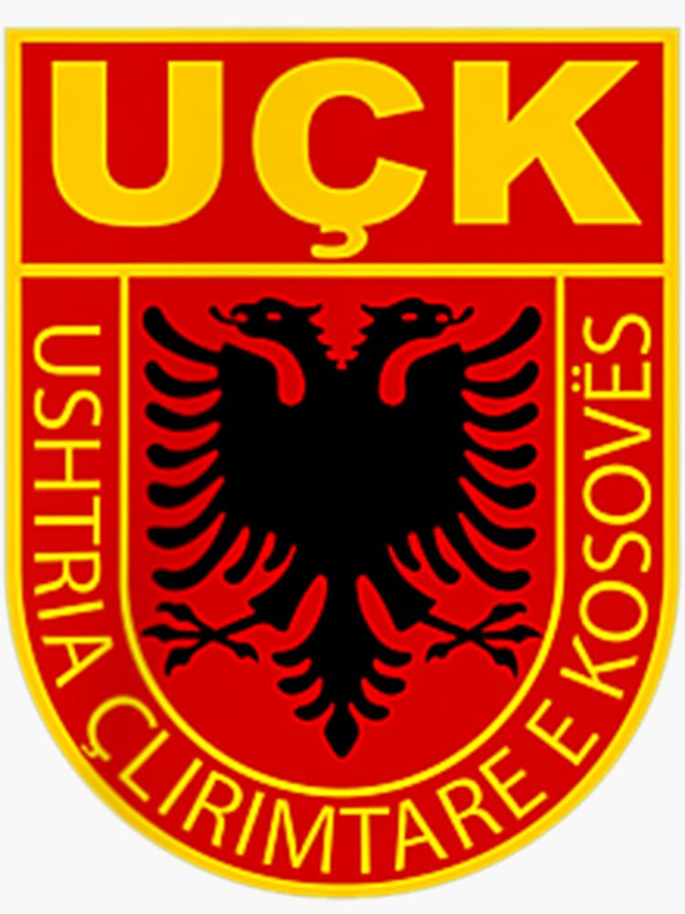 "Albanian Kosovo Army Shirt Uck Uqk Patriot " Sticker for Sale by ...