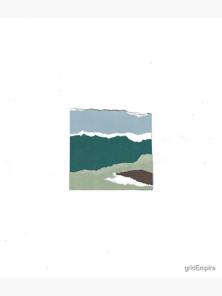 "Minimal River Front Landscape" Poster for Sale by gridEmpire | Redbubble