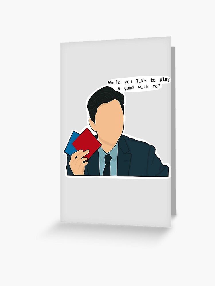 "Squid game - Gong yoo" Greeting Card by MomosDrawing | Redbubble