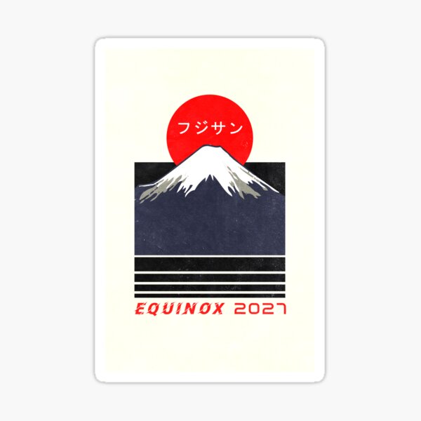 "Equinox 2027 " Sticker for Sale by marmaladesigns | Redbubble
