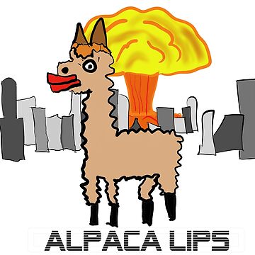 "Alpaca Lips apocalypse" Poster for Sale by RickPostCo | Redbubble