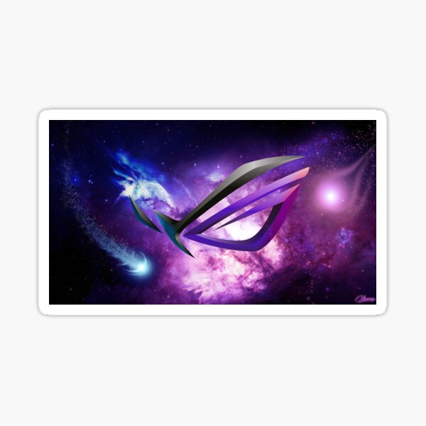 "rog" Sticker for Sale by SL-Diluka | Redbubble