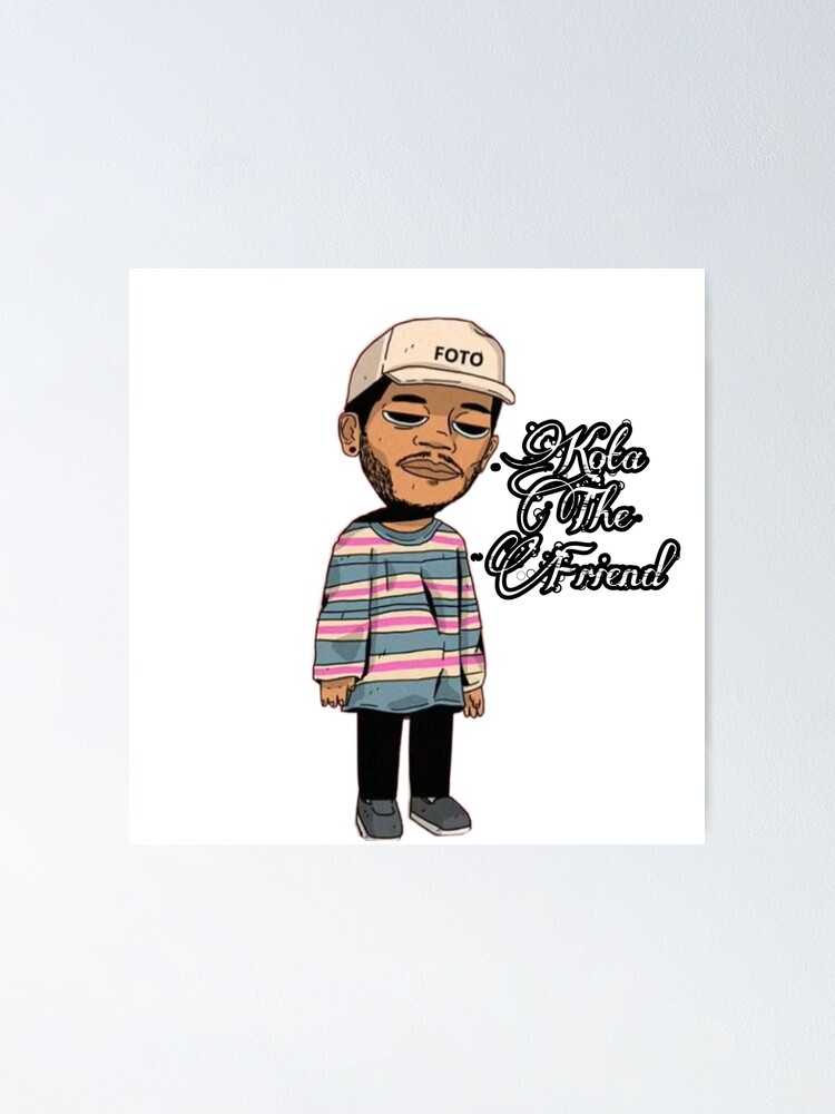 "kota the friend rapper" Poster for Sale by vexifyon1 | Redbubble