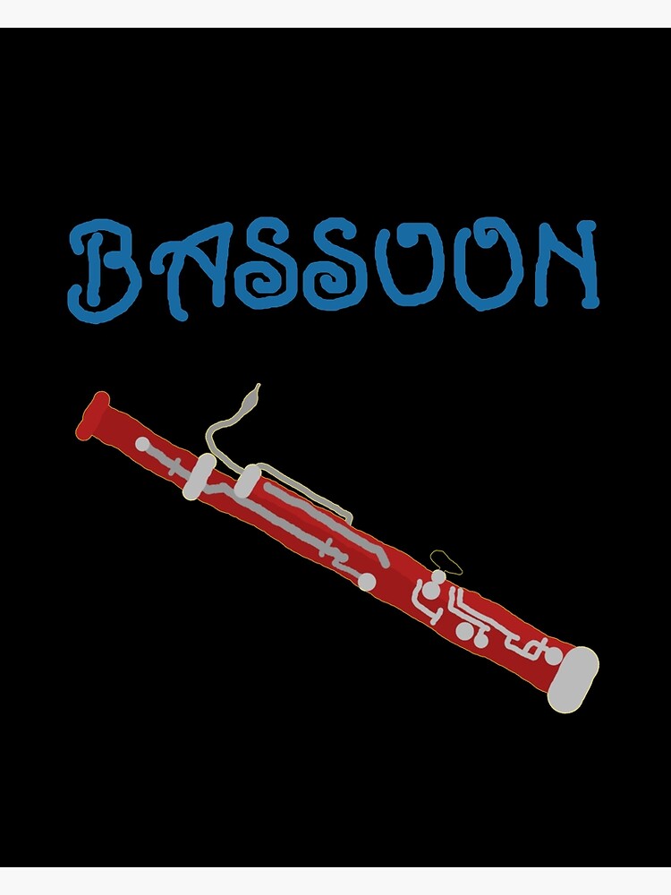 "Bassoon Drawing" Poster by mrtraz | Redbubble