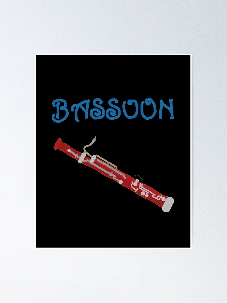 "Bassoon Drawing" Poster by mrtraz | Redbubble