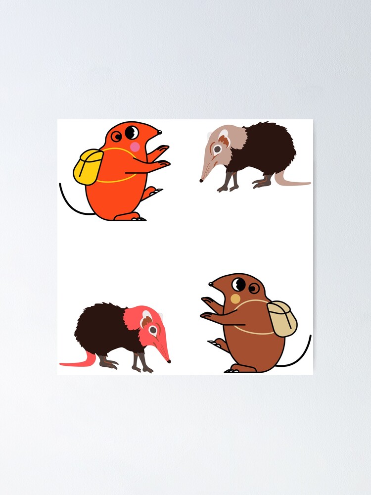 "Elephant Shrew Meme Pack" Poster by siyaforshort | Redbubble
