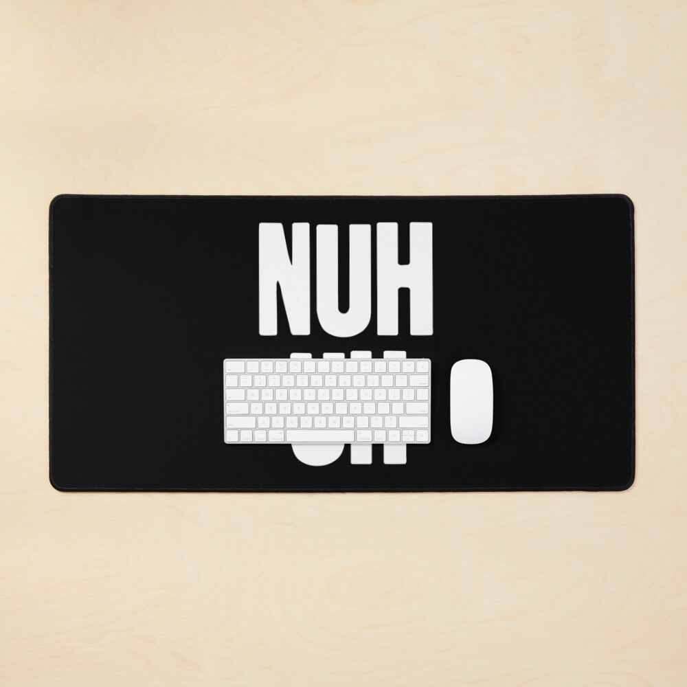 "Nuh Uh" Sticker for Sale by James Hutchings | Redbubble