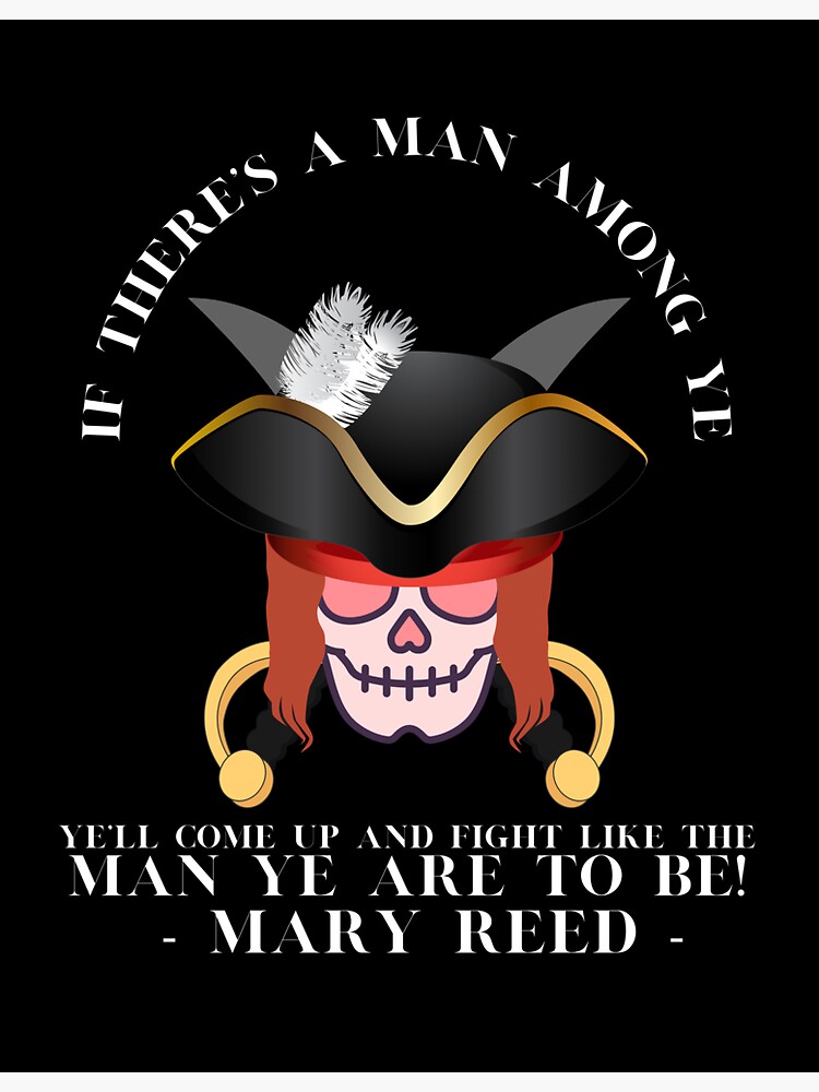 "Mary Reed Quote" Sticker by Pirate-Killian | Redbubble