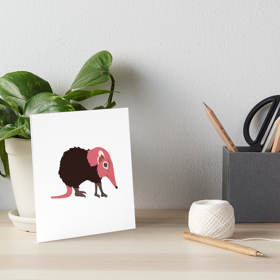 "Giant Pink Elephant Shrew Meme " Art Board Print by siyaforshort ...