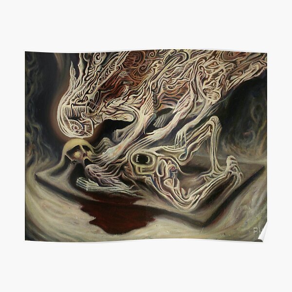 "Insomnia's Kiss - Oil Painting by Frank Heiler" Poster for Sale by ...