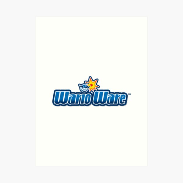 "warioware logo" Art Print for Sale by hinatow | Redbubble