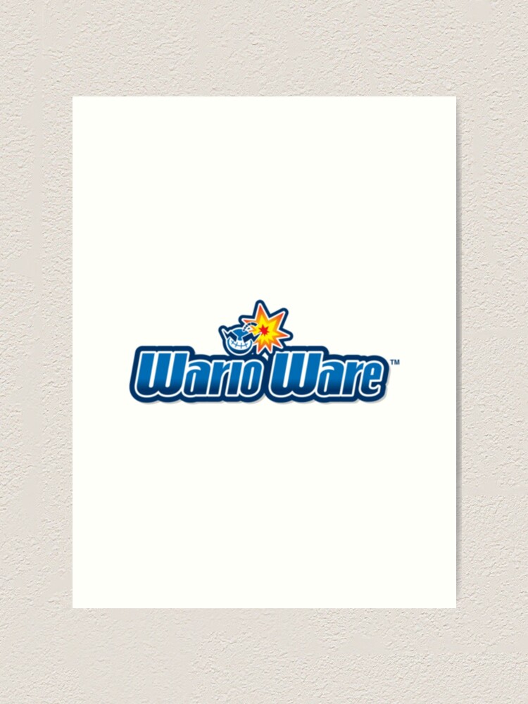 "warioware logo" Art Print for Sale by hinatow | Redbubble