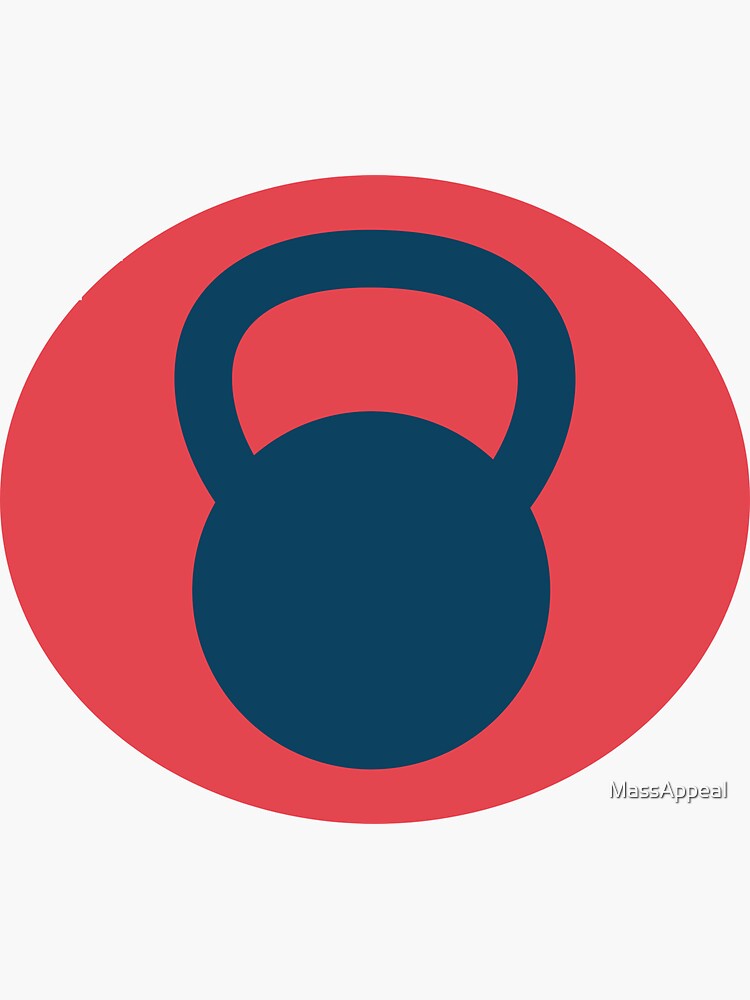 " KETTLEBELL TRAINING" Sticker for Sale by MassAppeal | Redbubble