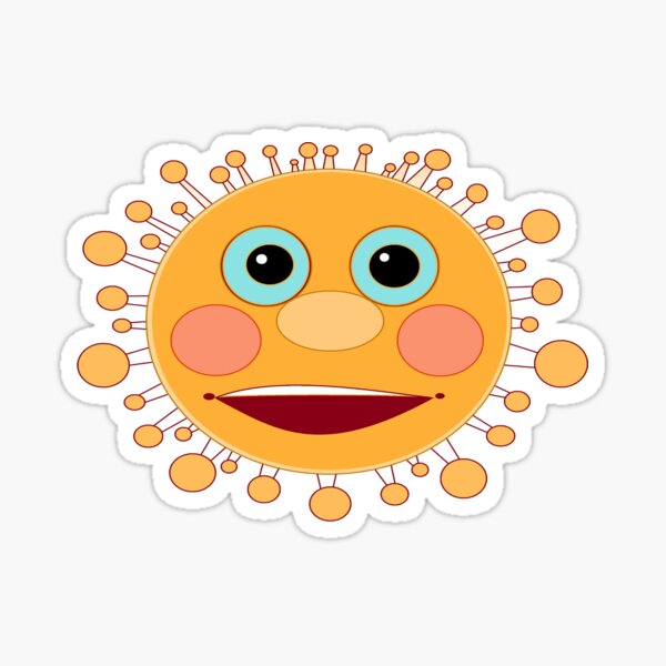 "Sunny" Sticker for Sale by jgevans | Redbubble