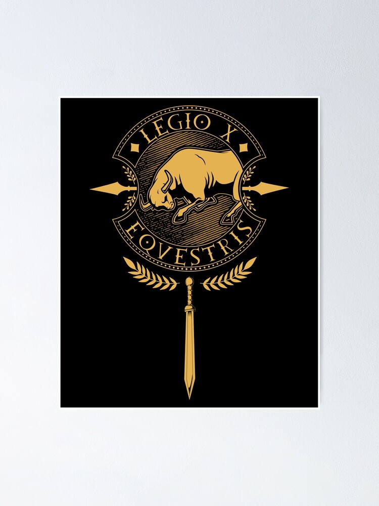 Póster «Legio X Equestris - Legión romana» de pixelbull | Redbubble