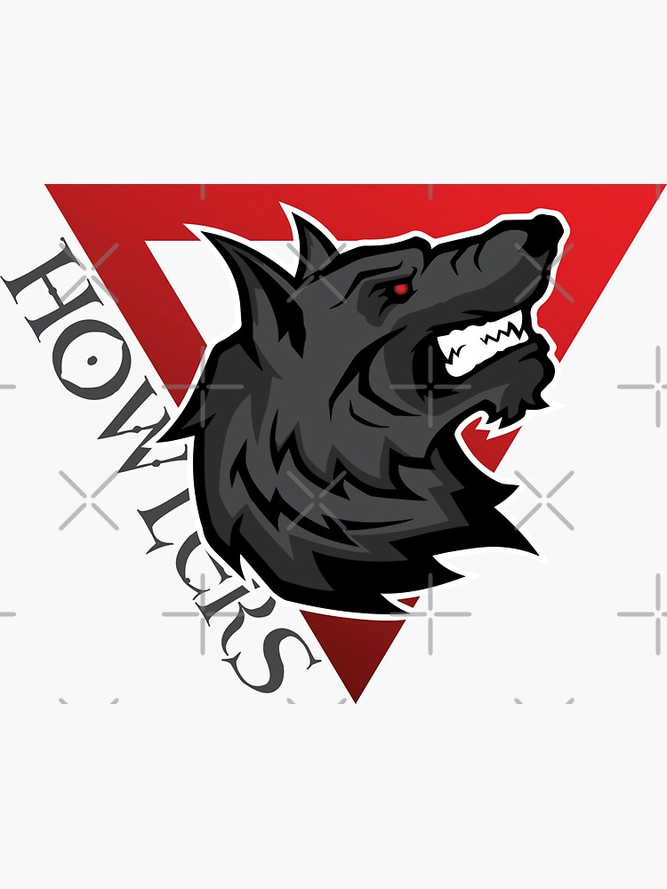 "Howlers" Sticker for Sale by FR3DXVII | Redbubble