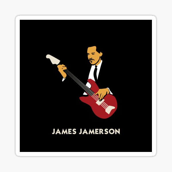 "JAMES JAMERSON" Sticker for Sale by broncorigido | Redbubble