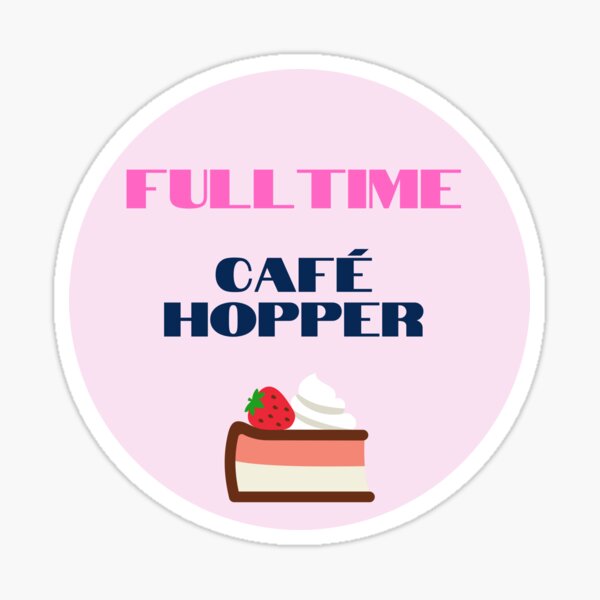 "Café hopping Korean food kdrama " Sticker for Sale by Daebakshop ...