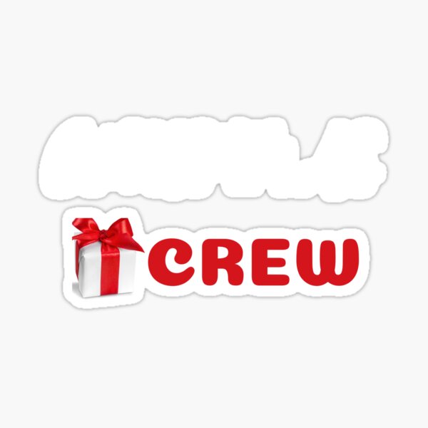 "Christmas Crew" Sticker for Sale by Labrini95 | Redbubble