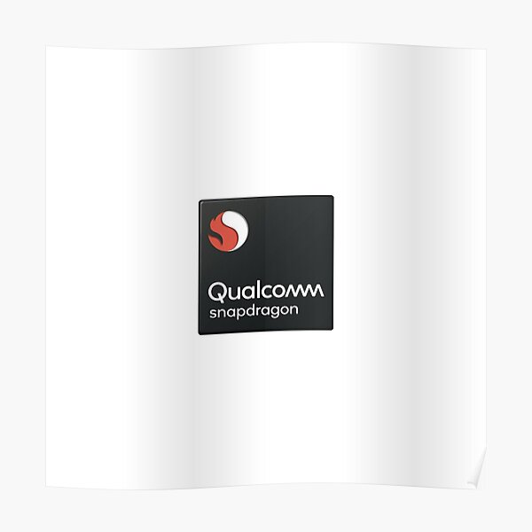 "Qualcomm Snapdragon Logo" Poster for Sale by mitzmitz | Redbubble