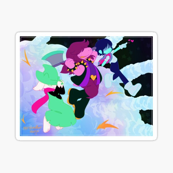 "DELTARUNE" Sticker for Sale by marshmallomanju | Redbubble