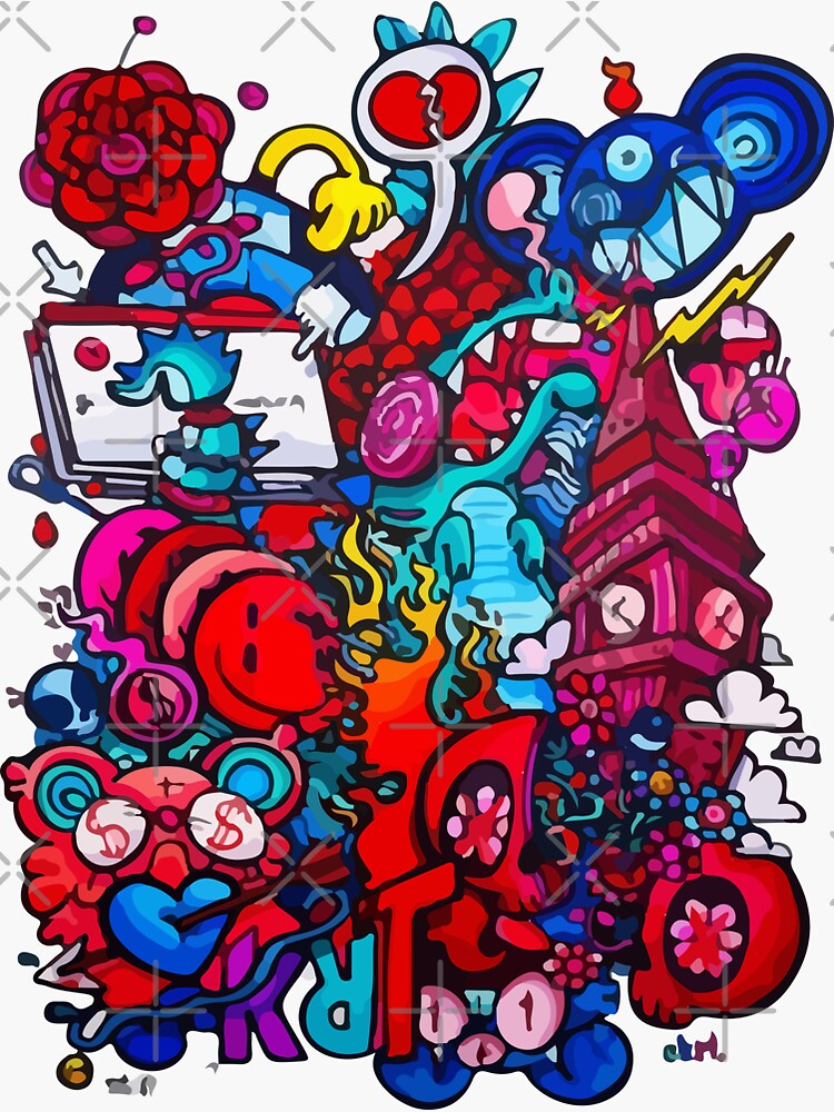 "Gawx Art" Sticker for Sale by OshiviaV2 | Redbubble