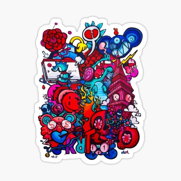 "Gawx Art" Sticker for Sale by OshiviaV2 | Redbubble