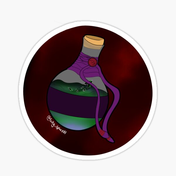"potion fox" Sticker by FANGGRACE01 | Redbubble