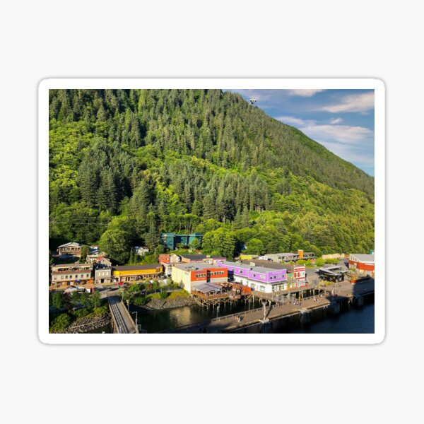 "Downtown Juneau" Sticker for Sale by urbanfragments | Redbubble