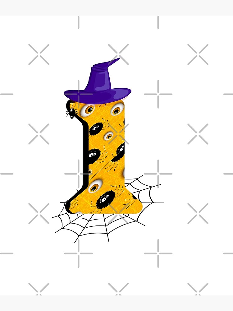 Póster «Divertido halloween número uno: cool 1 fondo transparente de ...