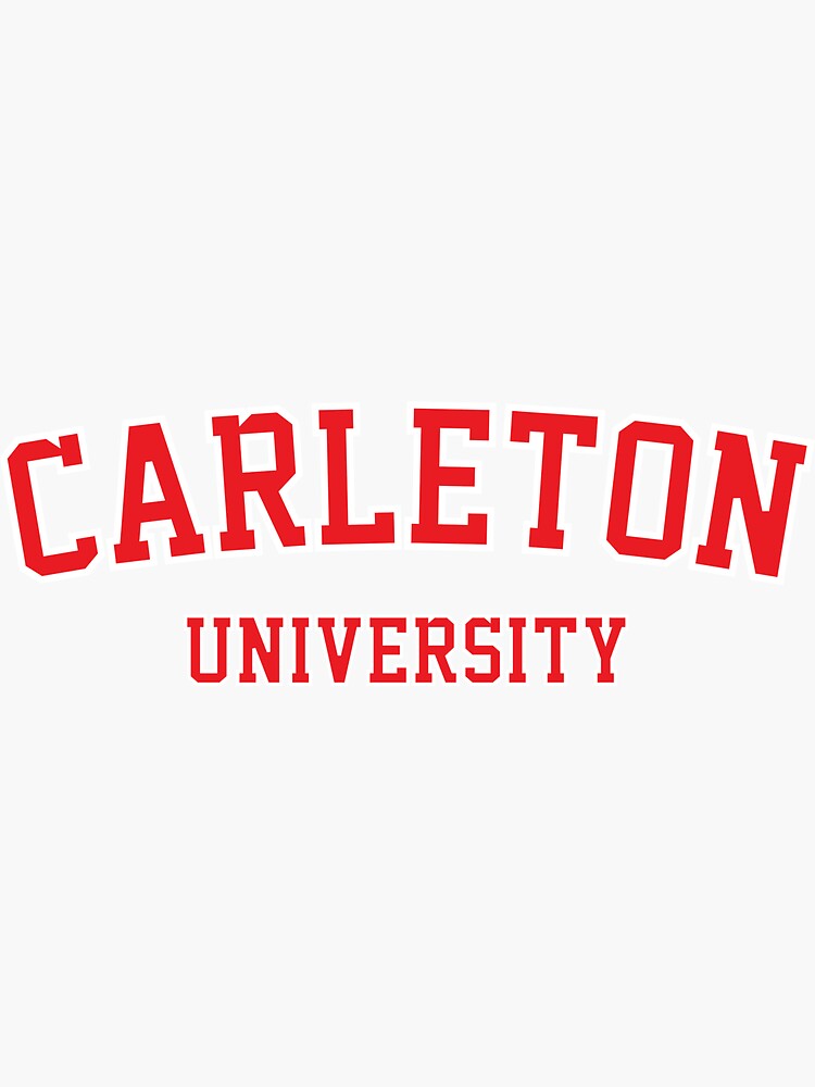 "Carleton University" Sticker for Sale by alyssaarmata | Redbubble