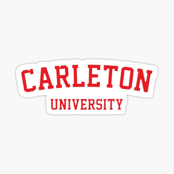"Carleton University" Sticker for Sale by alyssaarmata | Redbubble