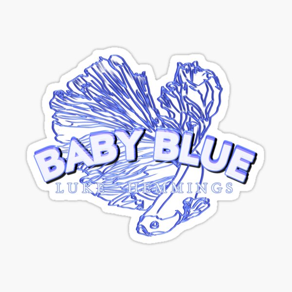 "Baby Blue" Sticker for Sale by TheFanSpace | Redbubble