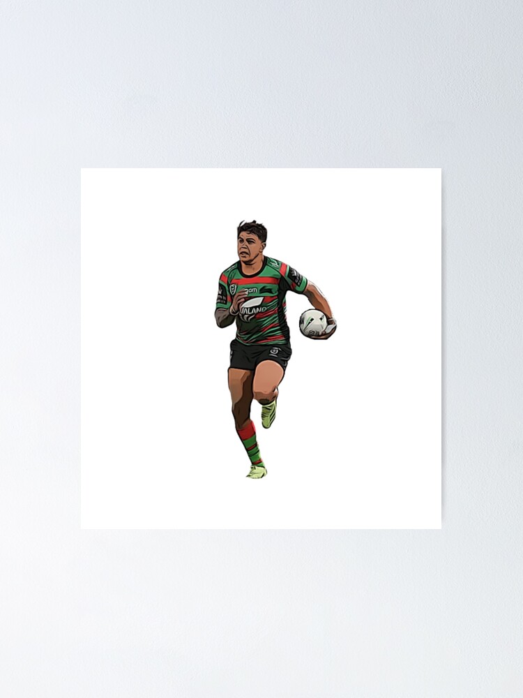 "latrell mitchell south sydney rabbitohs " Poster for Sale by ijdesigns ...